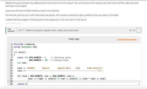 Solved Modify The Given Program By Adding Three New Columns Chegg