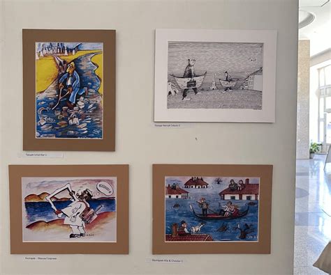 Във фоайето на Доходното здание бе открита изложба с отличените творби от първия Международен