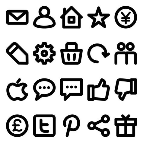 Iconos Minimalistas Vectores Iconos Gráficos Y Fondos Para Descargar