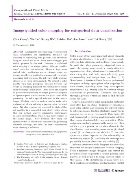 pdf image guided color mapping for categorical data visualization