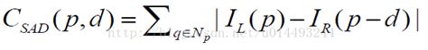 匹配代价函数之sadsad代价 Csdn博客