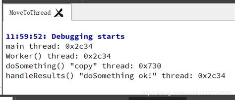 qthread之movetothread用法 csdn博客