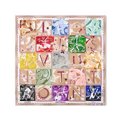 Lv Star Sign Square 70 Luxury S00 Multicolour Louis Vuitton