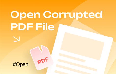 How To Open Corrupted Pdf File Methods