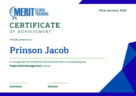 Project Risk Management Certification Course Merit Global