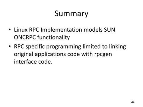 ppt linux rpc powerpoint presentation free download id 6781881