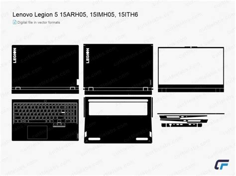 Lenovo Legion Arh Imh Ith Cut File Template Cutfilelabs