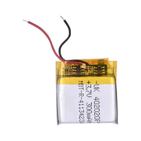 Mobatree 402020p 300mah 37v Lithium Polymer Bluetooth Battery For