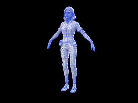 PBR Girl Game Model Finished Projects Blender Artists Community