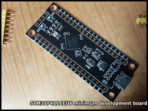 Embedded Things Stm32f411ceu6 Minimum Development Board And Install Stm32duinoarduinocore
