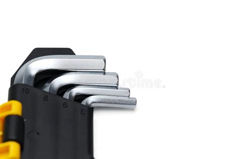 Part Of Set Of Hex Imbus Keys Made Of Durable Steel With Tempering Stock Image Image Of Imbus