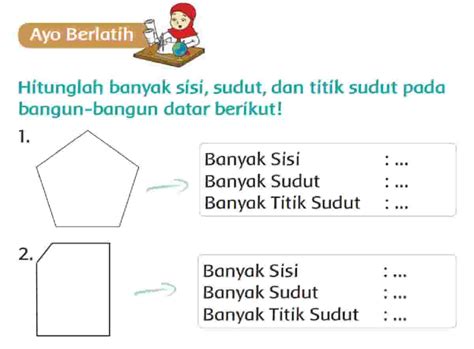 jawab hitunglah banyak sisi sudut dan titik sudut pada bangun bangun