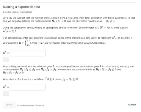 Solved Building A Hypothesis Test 2 Puntos Posibles