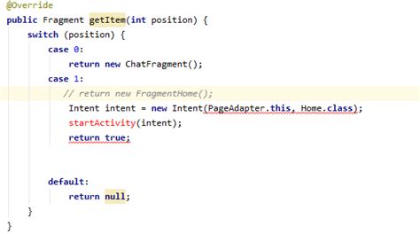 android how to move from fragmentpageradapter to activity stack overflow