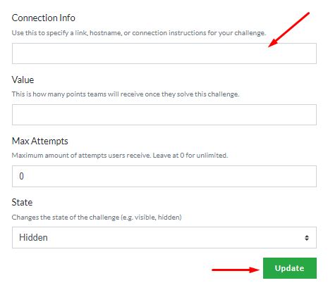 Creating Challenges CTFd Docs