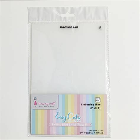 Embossing Shim Plate E Easy Cuts Pro Crafters Corner