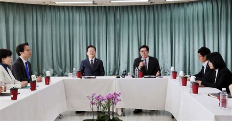 부산 중심 북극항로 개척 특별법 추진하겠다는 민주당박 시장 이재명 대표와 충돌