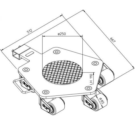 Rotating Dolly 4 Ton Capacity Rl4