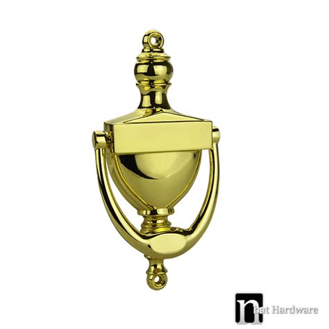 Entry Door Knocker Polished Brass Finish Nbat Hardware