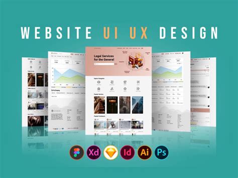 Creative Uiux Design In Figma Or Photoshop For Website Landing Page