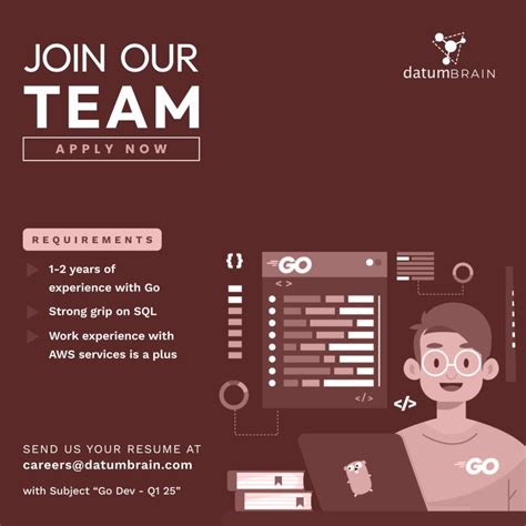 Datum Brain On Linkedin Golang Hiring Techjobs Softwaredevelopment