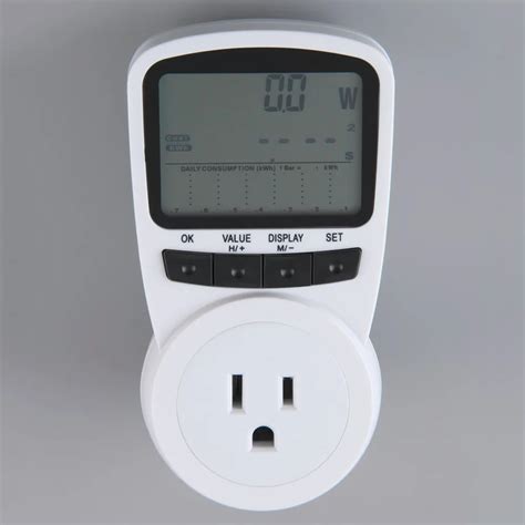 Ts Electronic Energy Meter Lcd Energy Monitor Plug In Electricity Meter For Us Plug Monitor
