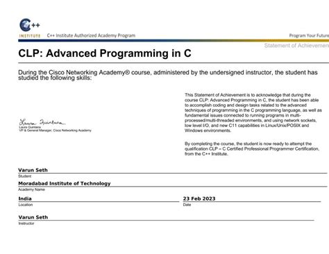 varun seth on linkedin cprogramming ciscocertified