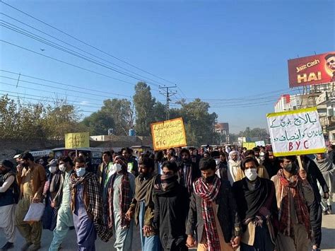 Pakistan Baloch Protest Enroute Islamabad After Big Rally In Dera