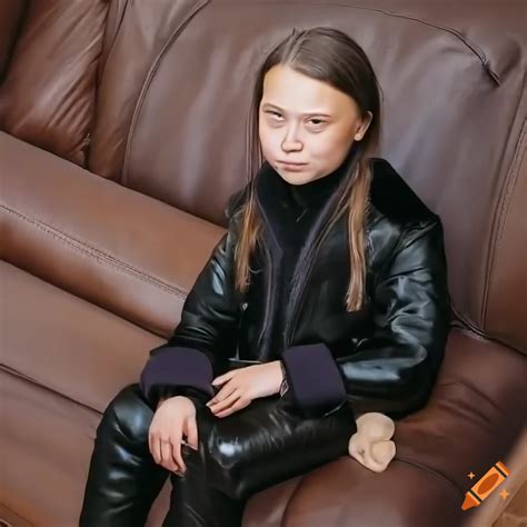Photo Of A Young Woman In A Stylish Black Winter Outfit On Craiyon