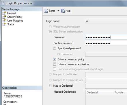 SQL Server Authentication Enabling Using Microsoft SQL Server Management Studio Experience The