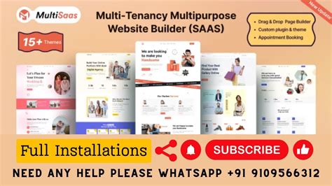 How To Install Multisaas Multi Tenancy Multipurpose Website Builder Saas Aaravright