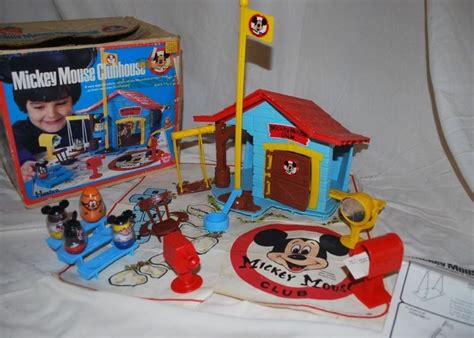 Vintage Weebles Mickey Mouse Club House Set Complete Mickey Mouse Club Mickey Mouse