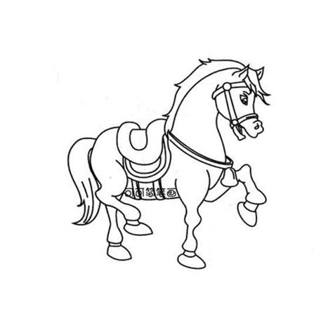 古代战马简笔画视频 简笔画图片大全 普车都