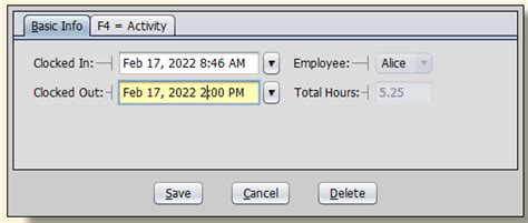 Employee Time Clock CerTek Software
