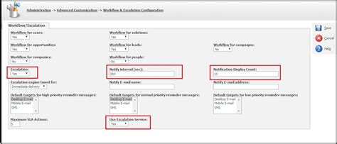 Information On Escalation Rules And Configurations In Sage Crm Sage
