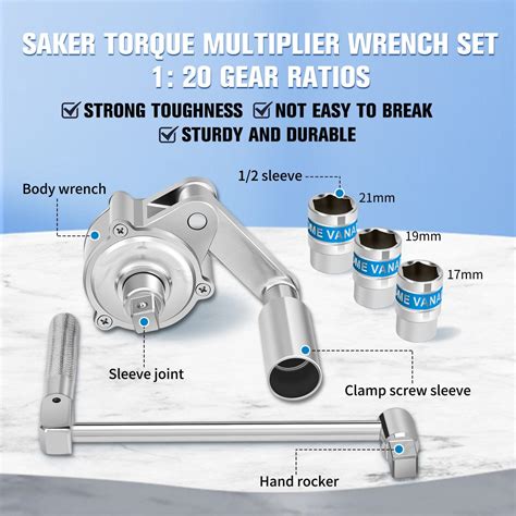 Saker® Torque Multiplier Wrench Set Sakertool
