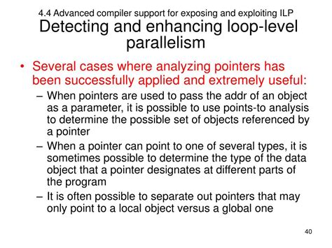 Ppt Iec5310 Computer Architecture Chapter 4 Exploiting Ilp With Software Approach Powerpoint