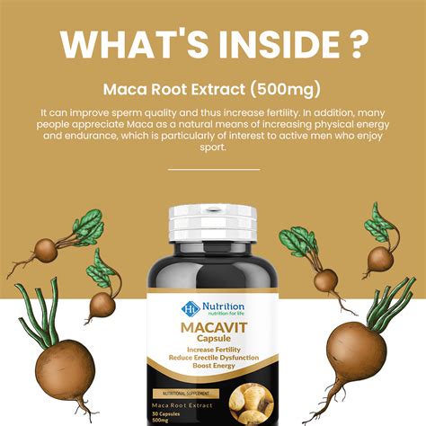 Macavit Powerful Maca Root Supplement For Energy And Mood Balance
