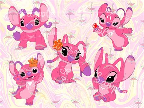 Stitch And Angel Wallpaper