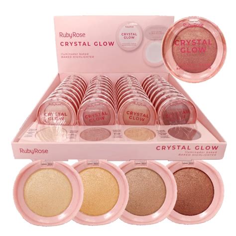 Ruby Rose Iluminador Baked Crystal Glow Hbm700 G2 4 Und
