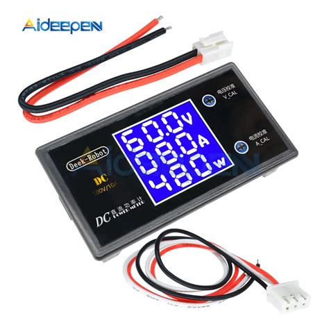 Dc 0 100v 10a Lcd Display Digital Voltmeter Ammeter Wattmeter Voltage Current Power Meter Volt