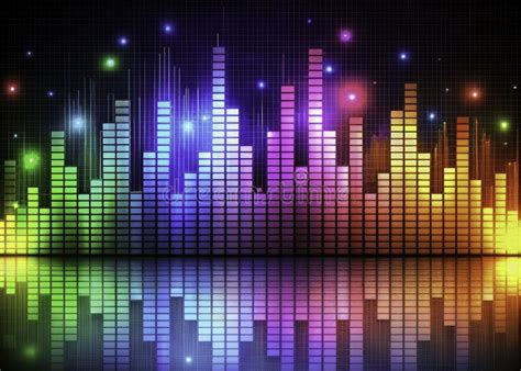 Vibrant Animated Music Visualizer A Colorful Abstract Sound Wave Background For Modern Devices