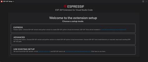 安装 ESP IDF 和相关工具 ESP IDF Extension for VSCode latest 文档