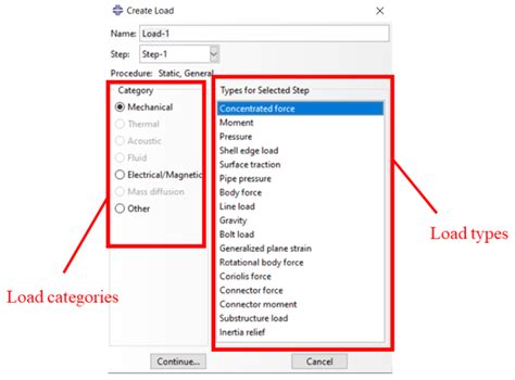 Abaqus Load Types Applying Loads In Abaqus