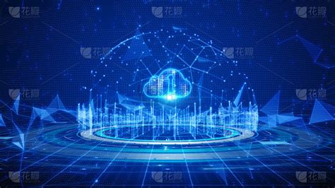 数字数据网络连接云计算和全球通信5g高速连接数据分析技术数据二进制码网络在蓝色背景上传送连接性