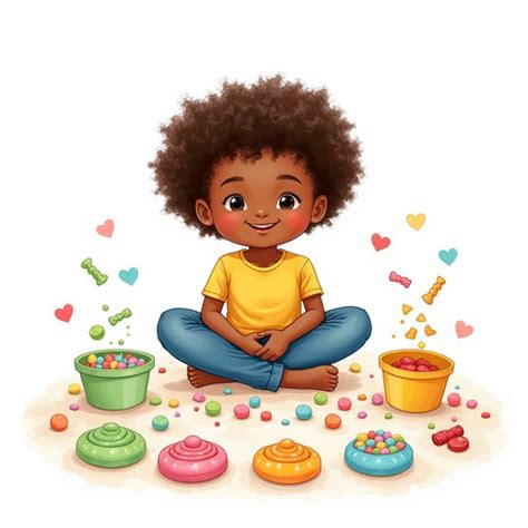 Free Candy Sorting Joy Image Download At Stockcake