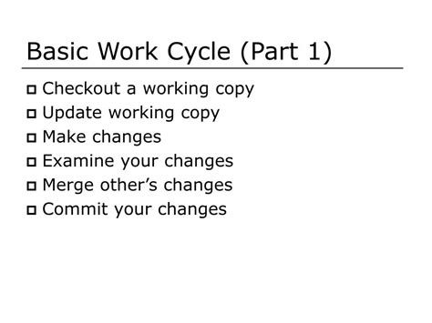 PPT Subversion Source Code Management System PowerPoint Presentation