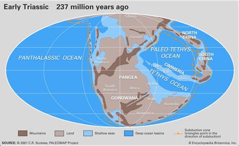 Tethys Sea Definition Location And Facts Britannica