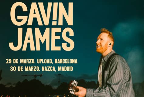 Gavin James Anuncia Su Próxima Gira Con Dos Fechas Confirmadas En España