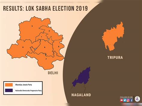 In Maps How Political Parties Fared In Lok Sabha Election 2019 Across